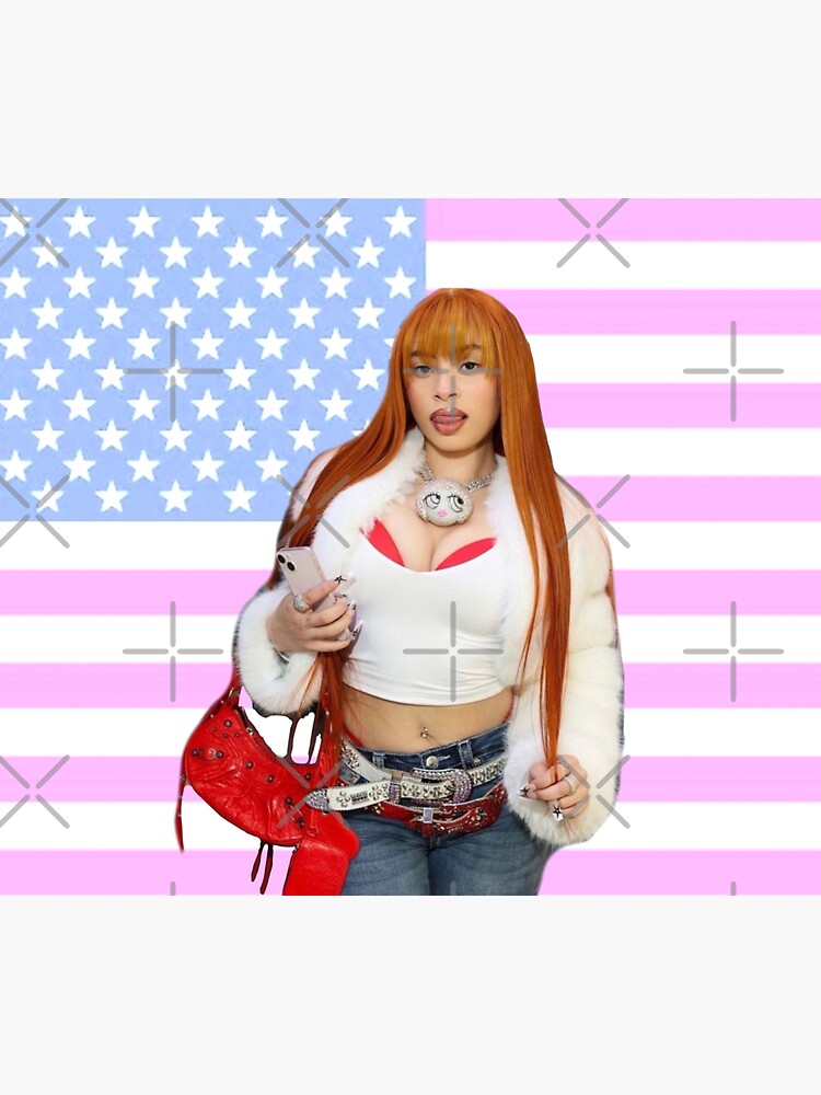 "Ice spice flag" Poster for Sale by blueberrycafe | Redbubble