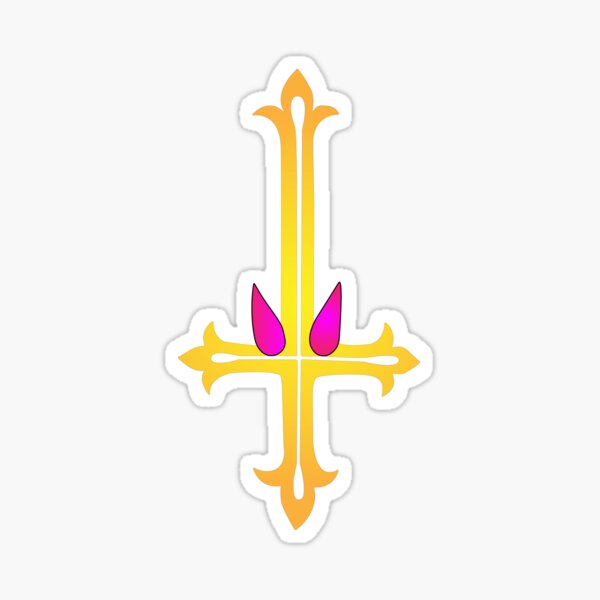 "Cross - クロロ" Sticker by KamkamVI | Redbubble