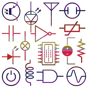 "Colorful Electronics Components | Electronic Engineering | Electronics ...