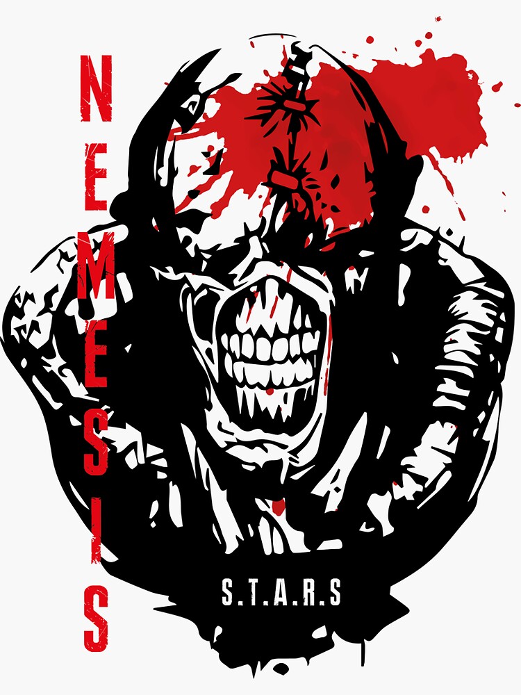 "NEMESIS - resident evil 3" Sticker for Sale by Vartulo212 | Redbubble