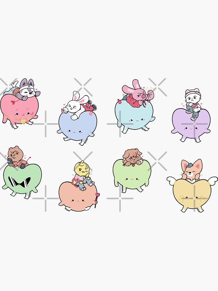 "Stray Kids - Skzoo Case 143" Sticker by nailurus | Redbubble