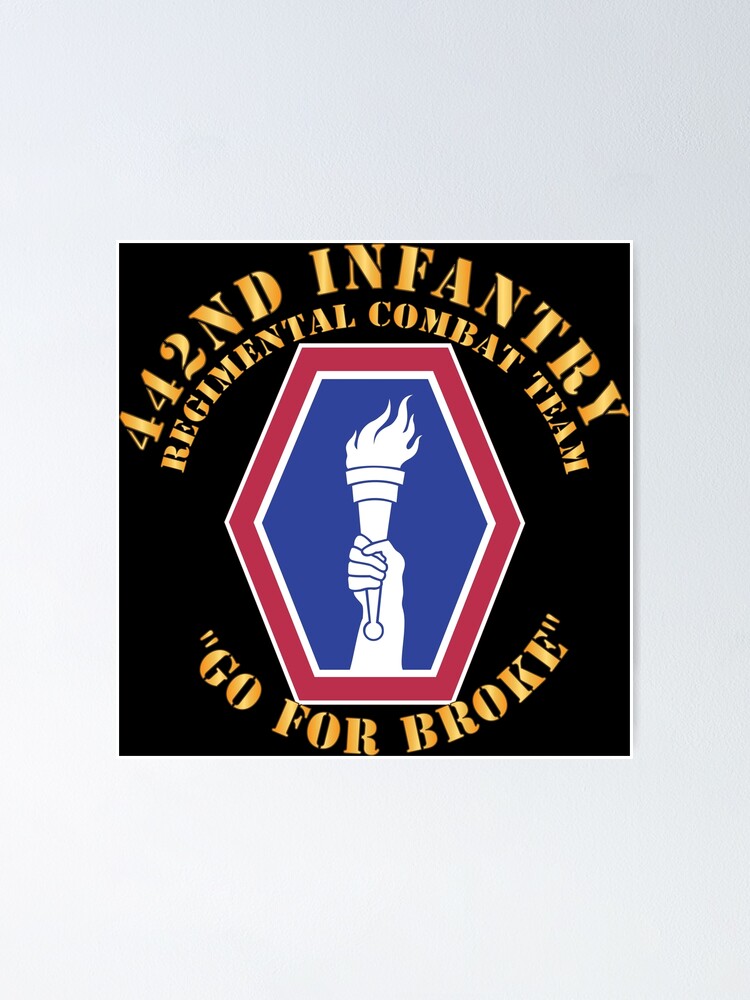 "Army - 442nd Infantry Regimental Combat Team X 300" Poster for Sale by ...