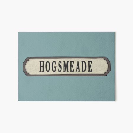 "Hogsmeade Sign" Art Board Print for Sale by thebcarts | Redbubble