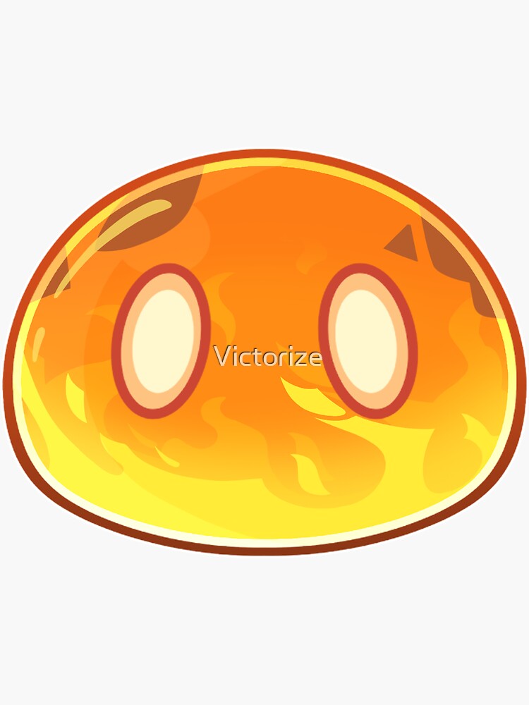 "Pyro Slime" Sticker by Victorize | Redbubble