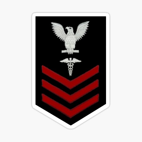 "Navy Hospitalman First Class and Corpsman" Sticker for Sale by ...
