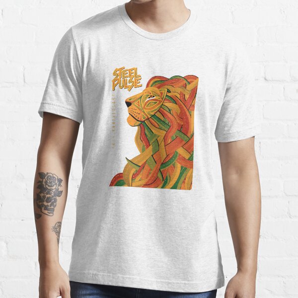 "Steel Pulse 40th Anniversary Lion Steel" T-shirt for Sale by sandbrow ...