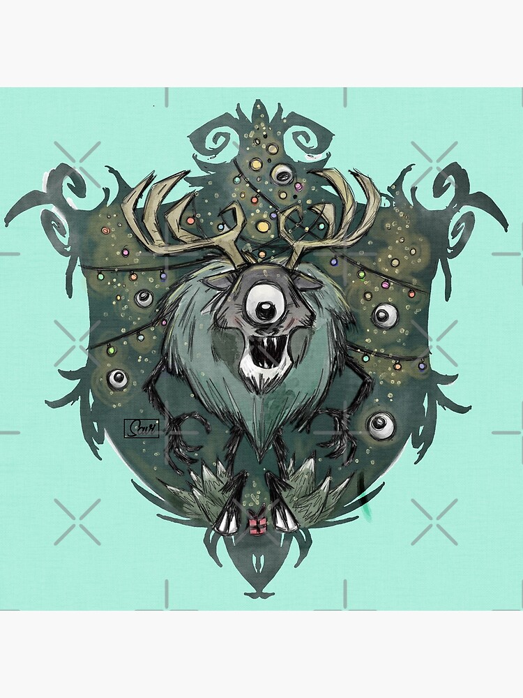 "Deerclops Christmas ( Dont Starve Fanart 2 )" Poster for Sale by ...
