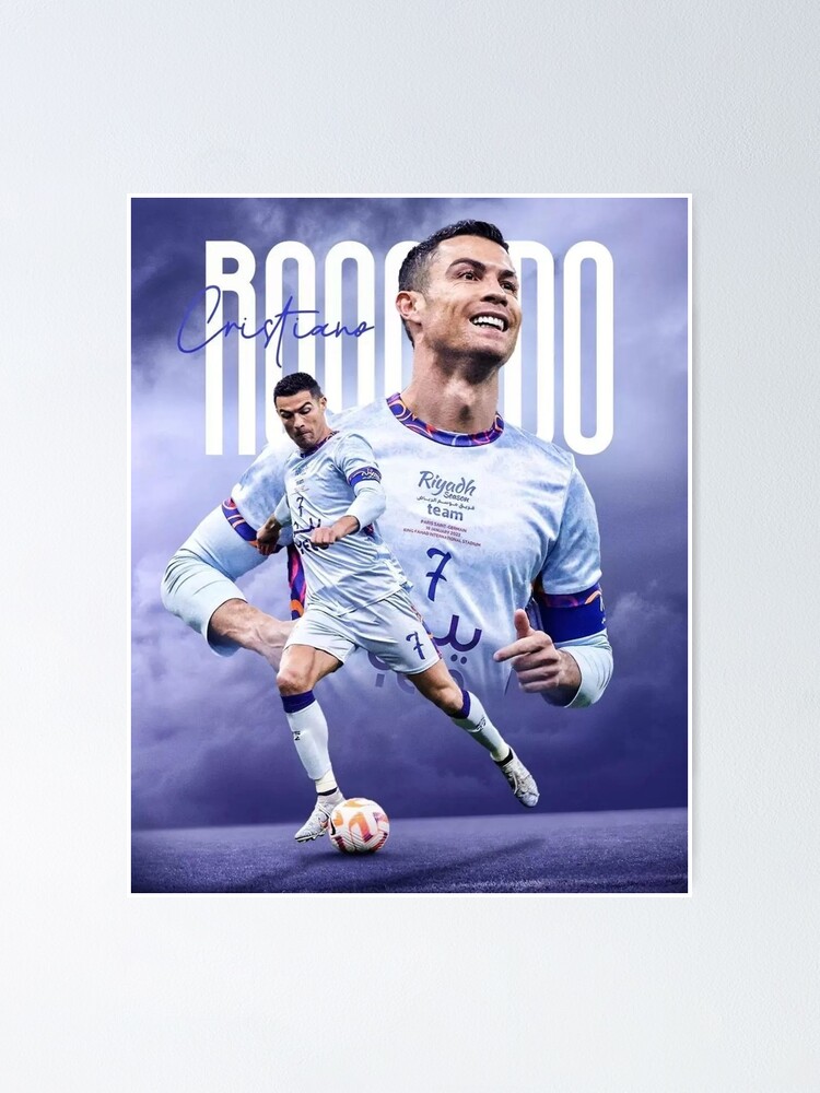 Poster « Cristiano Ronaldo Cr7 Al Nasr Par Leomoya Redbubble