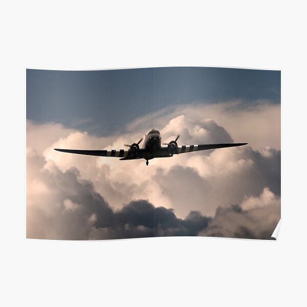 "BBMF Dakota " Poster by aviationart | Redbubble