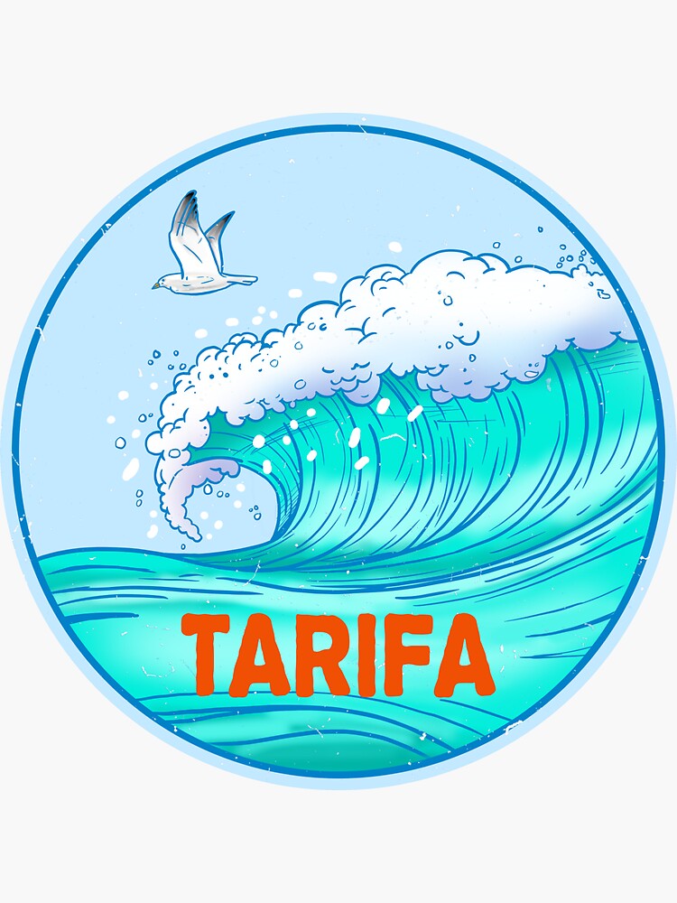 "Tarifa" Sticker for Sale by Elrcpinta | Redbubble
