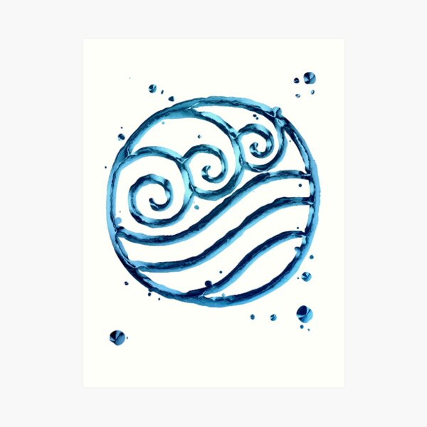 "Legend of Korra Avatar water tribe symbol" Art Print by chateauteabag ...