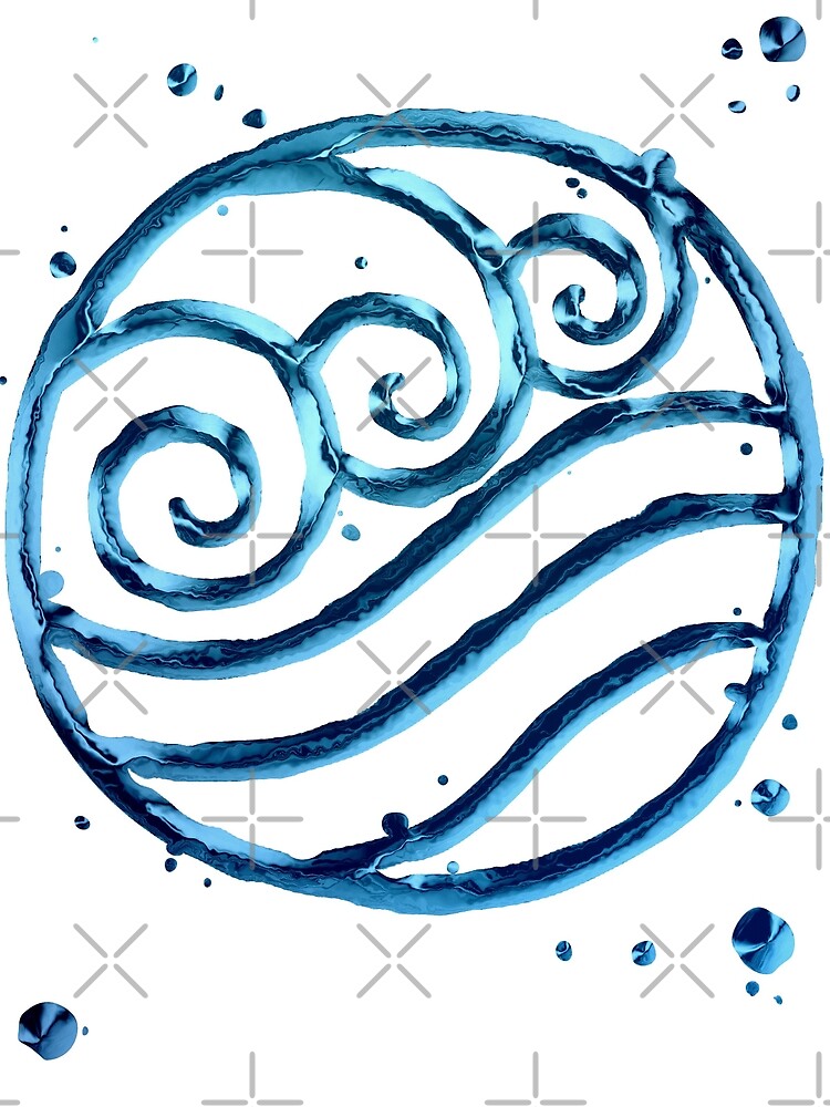 "Legend of Korra Avatar water tribe symbol" by chateauteabag | Redbubble