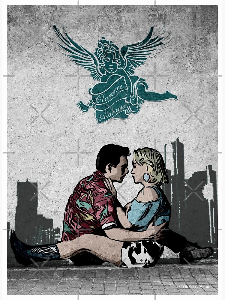 "True Romance- Wall graffiti art" Poster for Sale by Scott Bradley ...