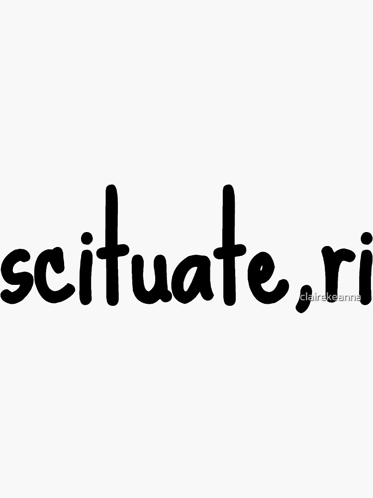 "scituate ri" Sticker for Sale by clairekeanna | Redbubble