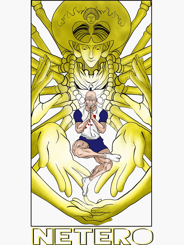 "Netero" Sticker for Sale by Sevin Yoga Nurcahyono | Redbubble