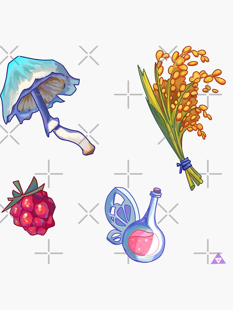 "BOTW items (2)" Sticker for Sale by Ainhoa Abad | Redbubble