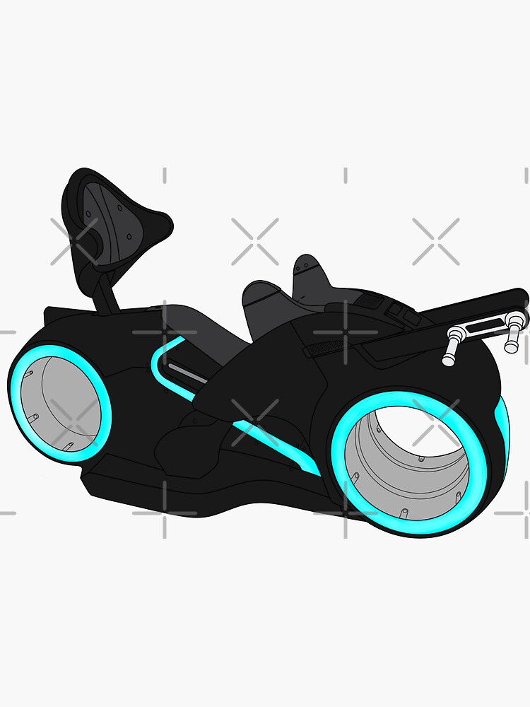 "Lightcycle Run Ride Vehicle" Sticker for Sale by Yensid1971 | Redbubble