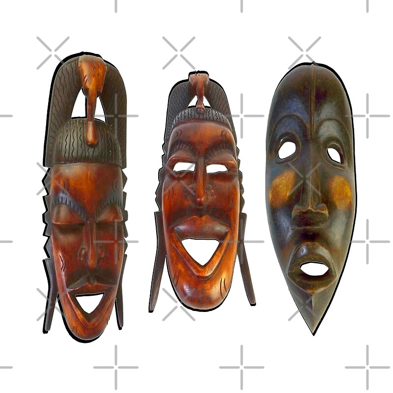 "Mask of Many Faces" by NINUNO | Redbubble