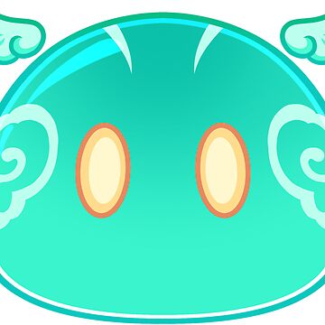 "Large Anemo Slime" Sticker by Victorize | Redbubble