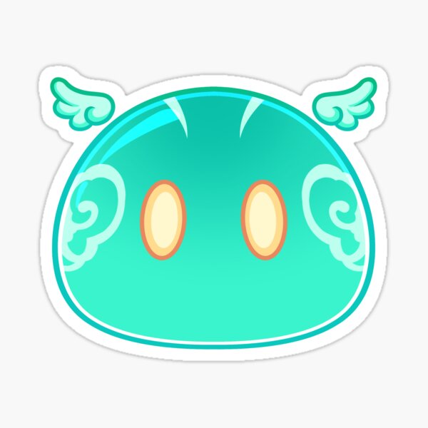 "Large Anemo Slime" Sticker by Victorize | Redbubble
