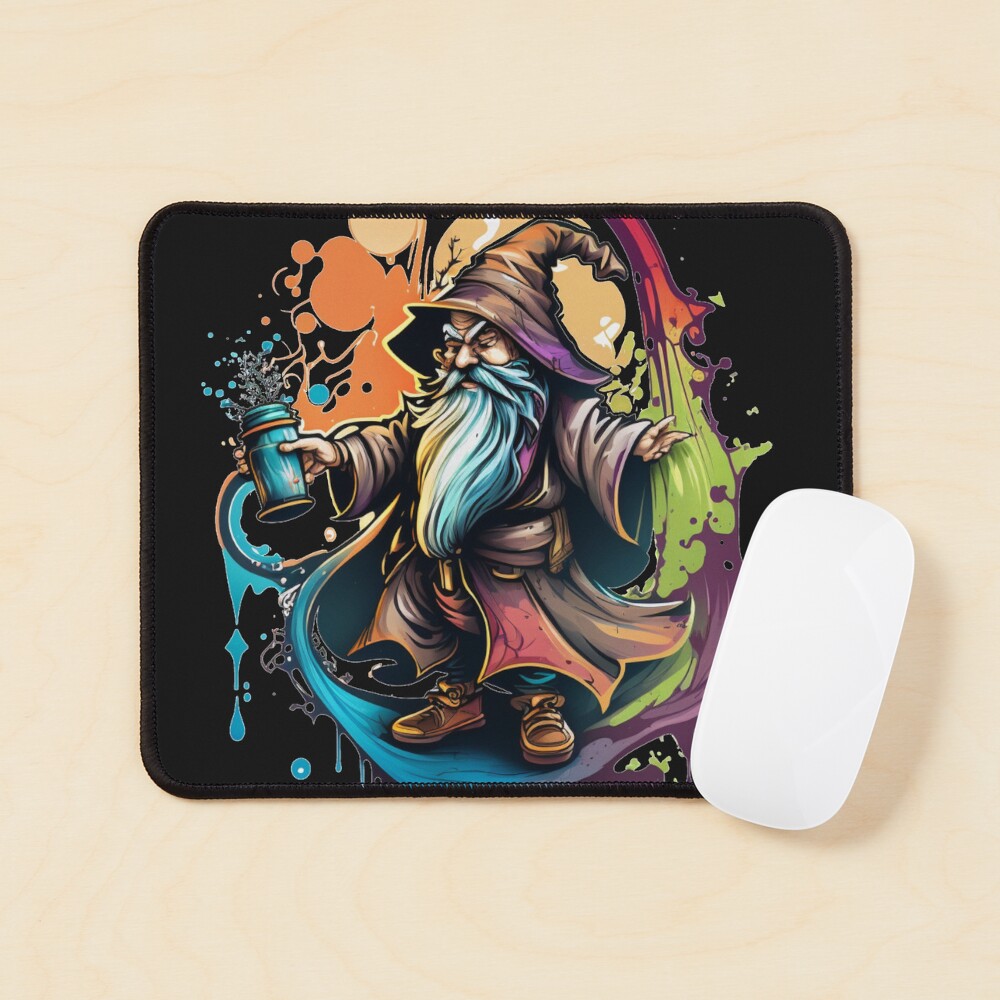 "Wizard Graffiti" Sticker for Sale by ArtUniverse10 | Redbubble