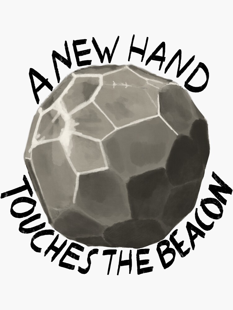 "A New Hand Touches the Beacon" Sticker for Sale by Sascha Durbin ...