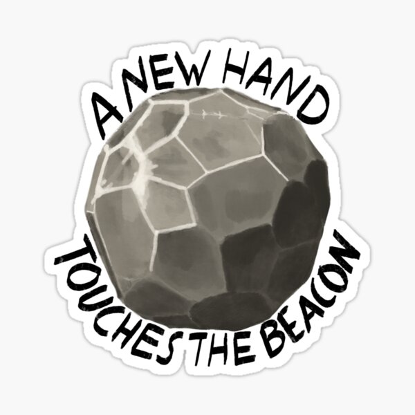 "A New Hand Touches the Beacon" Sticker for Sale by Sascha Durbin ...