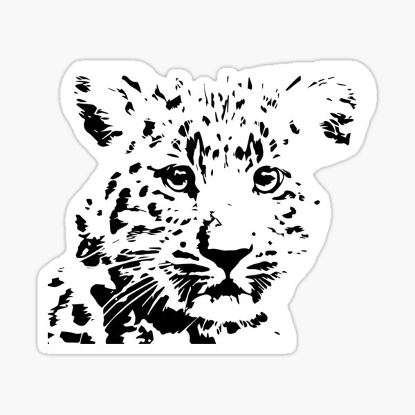 "Amur Leopard" Sticker by DD-Causes | Redbubble
