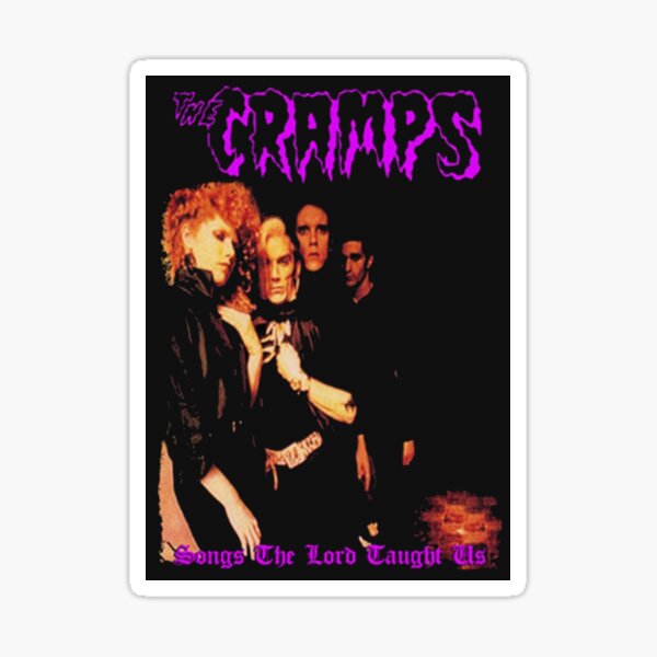 "The Cramps" Sticker for Sale by gegolif3 | Redbubble