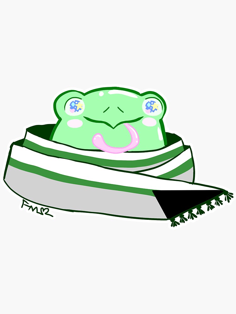 "Demiromantic Frog" Sticker for Sale by Frigg-The-Frog- | Redbubble