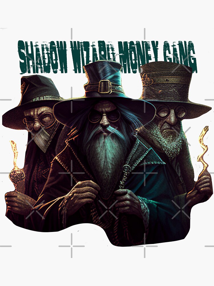 " shadow wizard money gang" Sticker for Sale by colors-corner | Redbubble