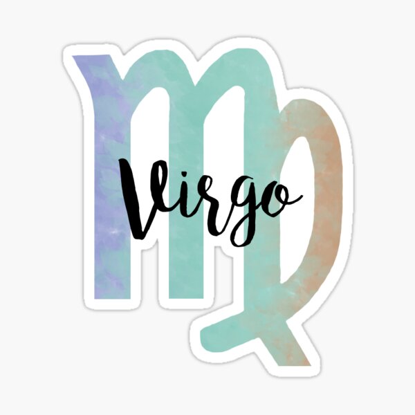 "Virgo" Sticker for Sale by WinifredJune | Redbubble