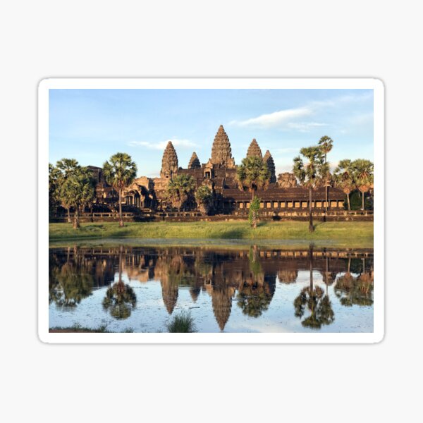 "Angkor Wat, Cambodia" Sticker for Sale by fourretout | Redbubble