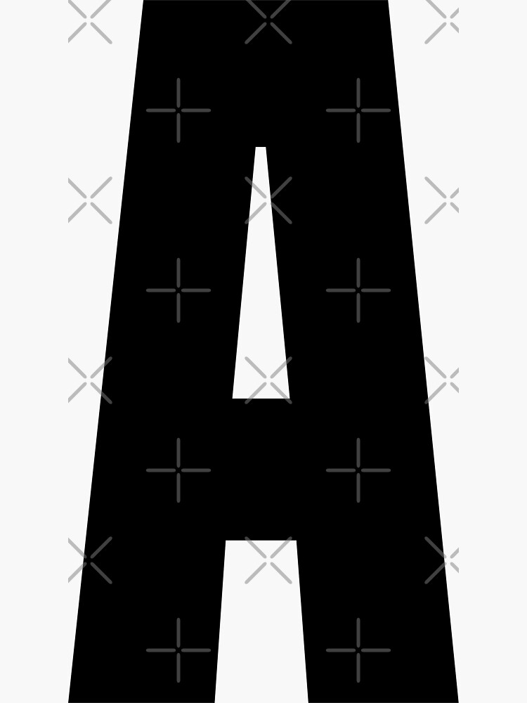"Alphabet Capital Letter A - Monogram Initial - Monogrammed Personal ...