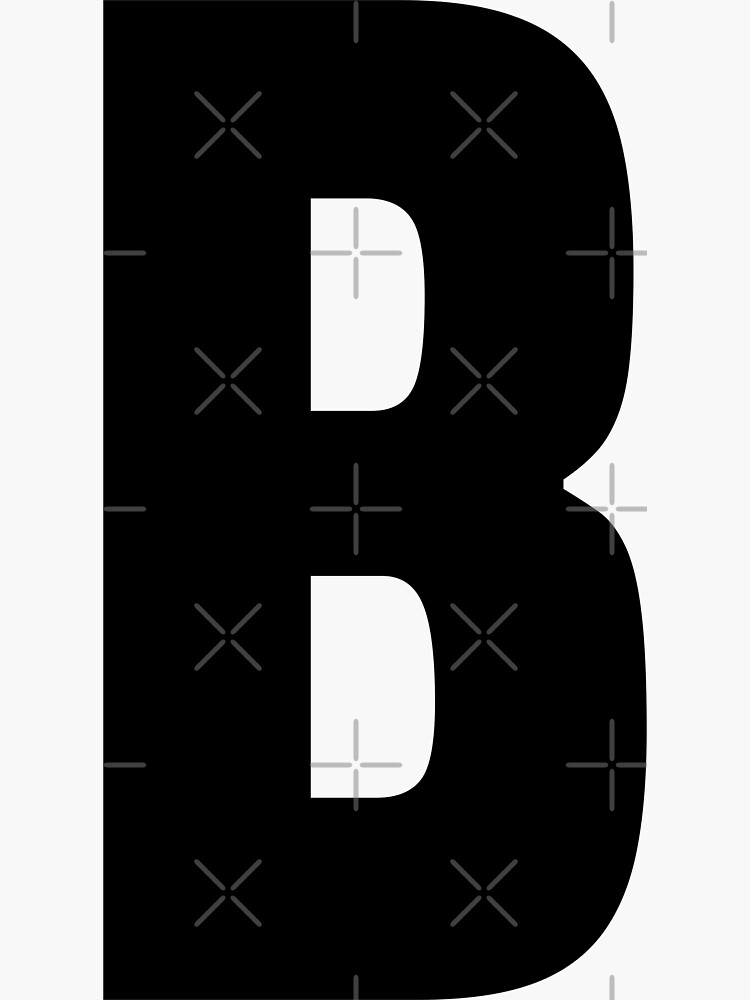 "Alphabet Capital Letter B - Monogram Initial - Monogrammed Personal ...