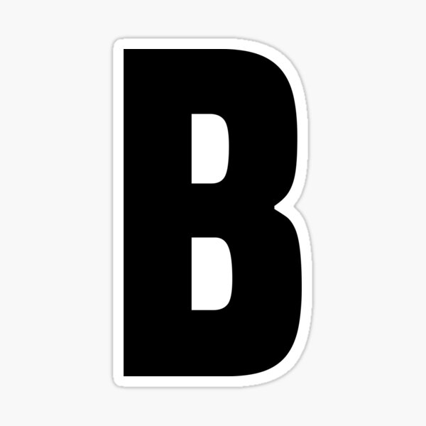 "Alphabet Capital Letter B - Monogram Initial - Monogrammed Personal ...