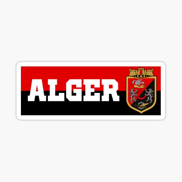 Sticker for Sale avec l'œuvre « USM Alger » de l'artiste Muss 86 ...