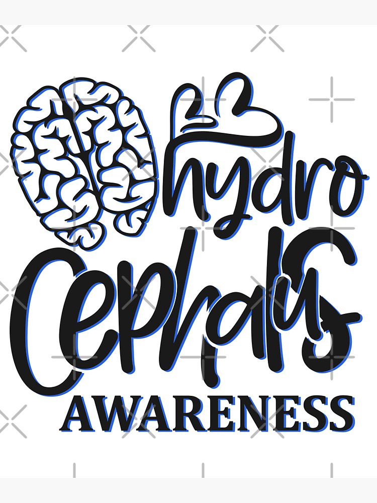"Hydrocephalus Awareness Hydro Awareness" Sticker for Sale by ...