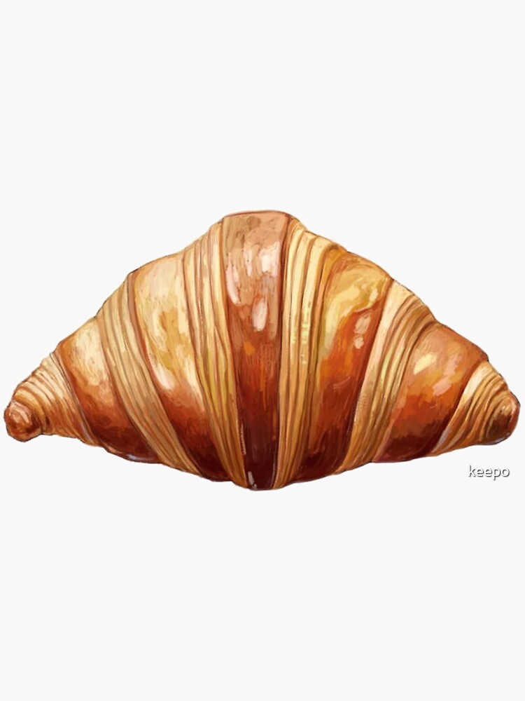 "Croissant" Sticker for Sale by keepo | Redbubble