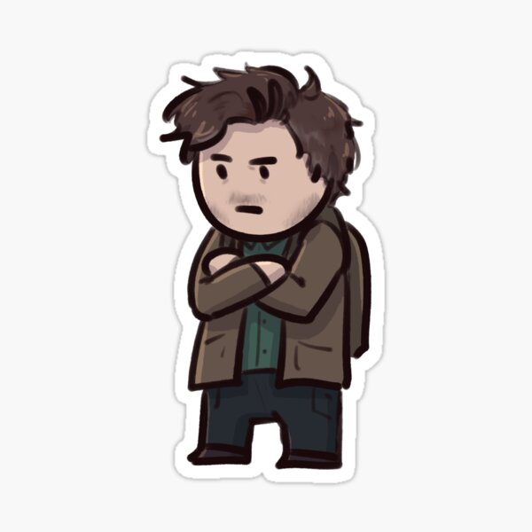 "tiny Joel " Sticker for Sale by Rexmin | Redbubble
