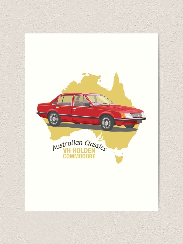 "VH Holden Commodore - Classic Australian Car" Art Print by ...