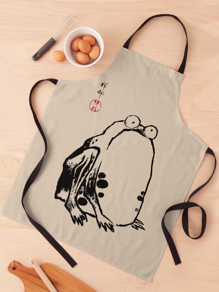 "grumpy frog Japanese Matsumoto Hoji" Apron for Sale by Star5sixx ...