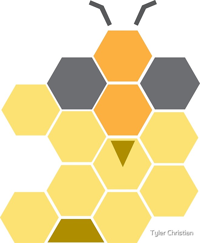 "The Beehive in Geometry" by Tyler Christian | Redbubble