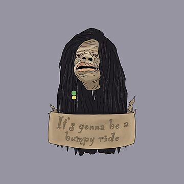 "It’s Gonna Be A Bumpy Ride" Sticker for Sale by thebcarts | Redbubble