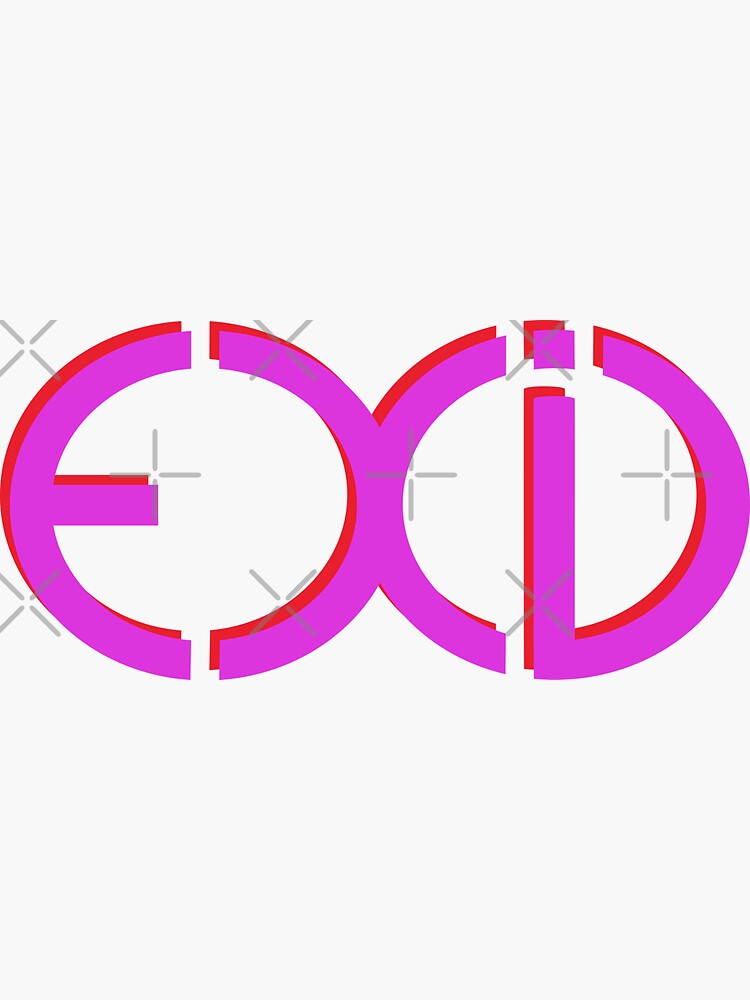 "EXID Logo" Sticker for Sale by imgoodimdone | Redbubble