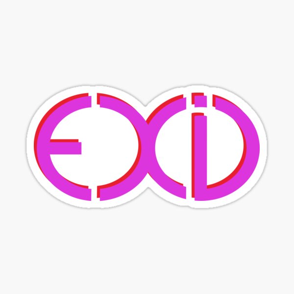 "EXID Logo" Sticker for Sale by imgoodimdone | Redbubble