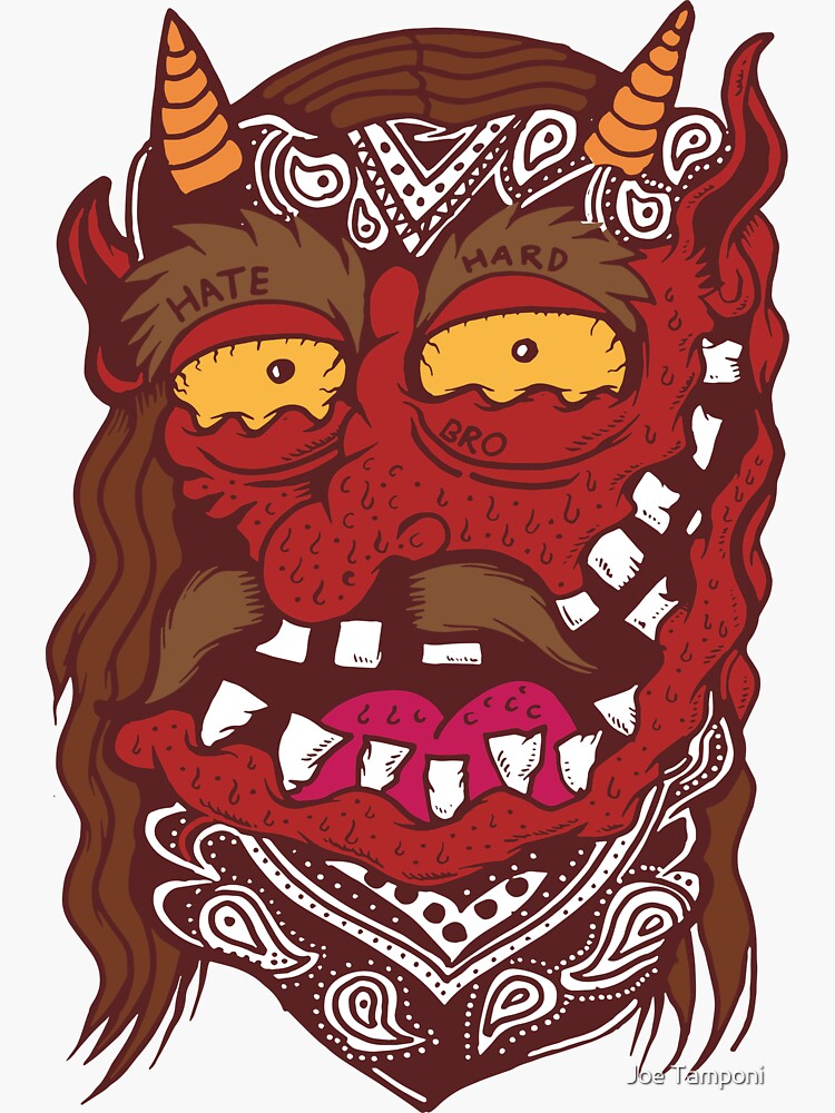 "Devil chicano" Sticker by giovannitamponi | Redbubble
