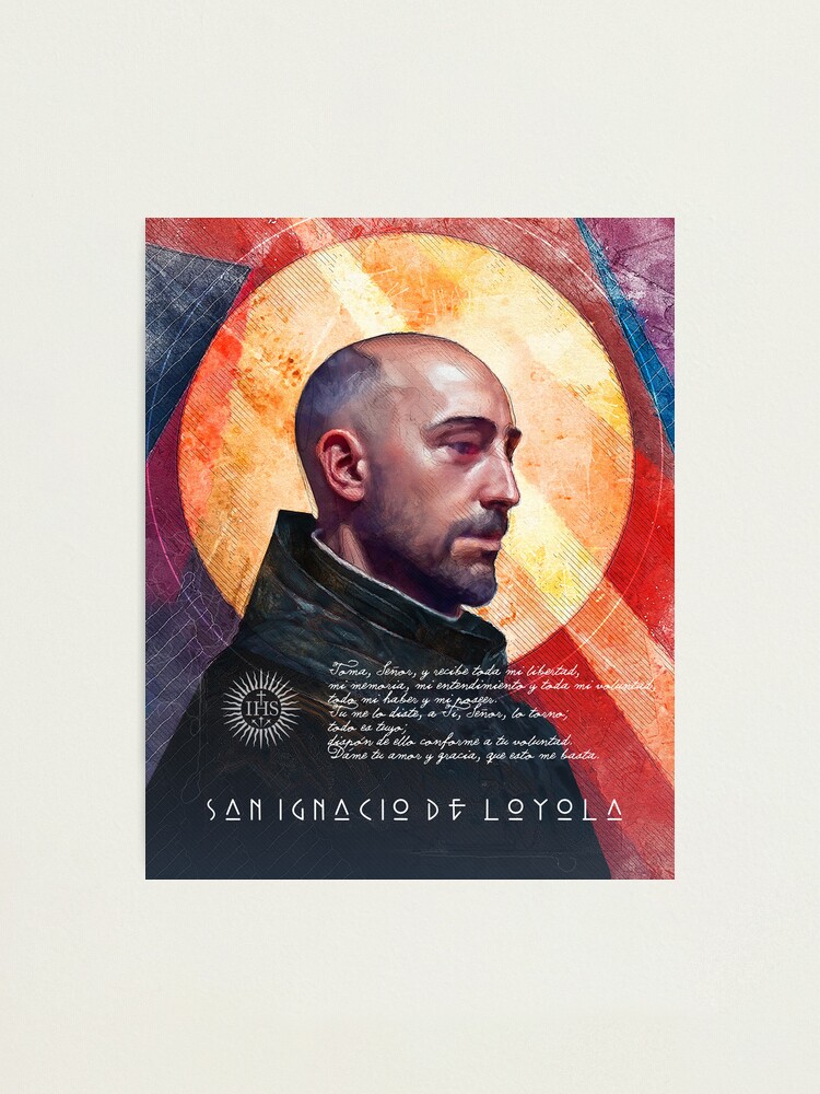 "Art portrait of Saint Ignatius of Loyola" Photographic Print for Sale ...