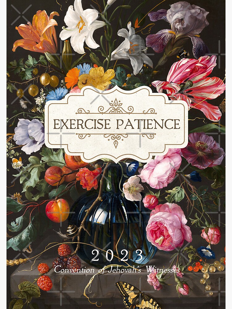 "EXERCISE PATIENCE (VINTAGE FLORAL)" Spiral Notebook for Sale by ...