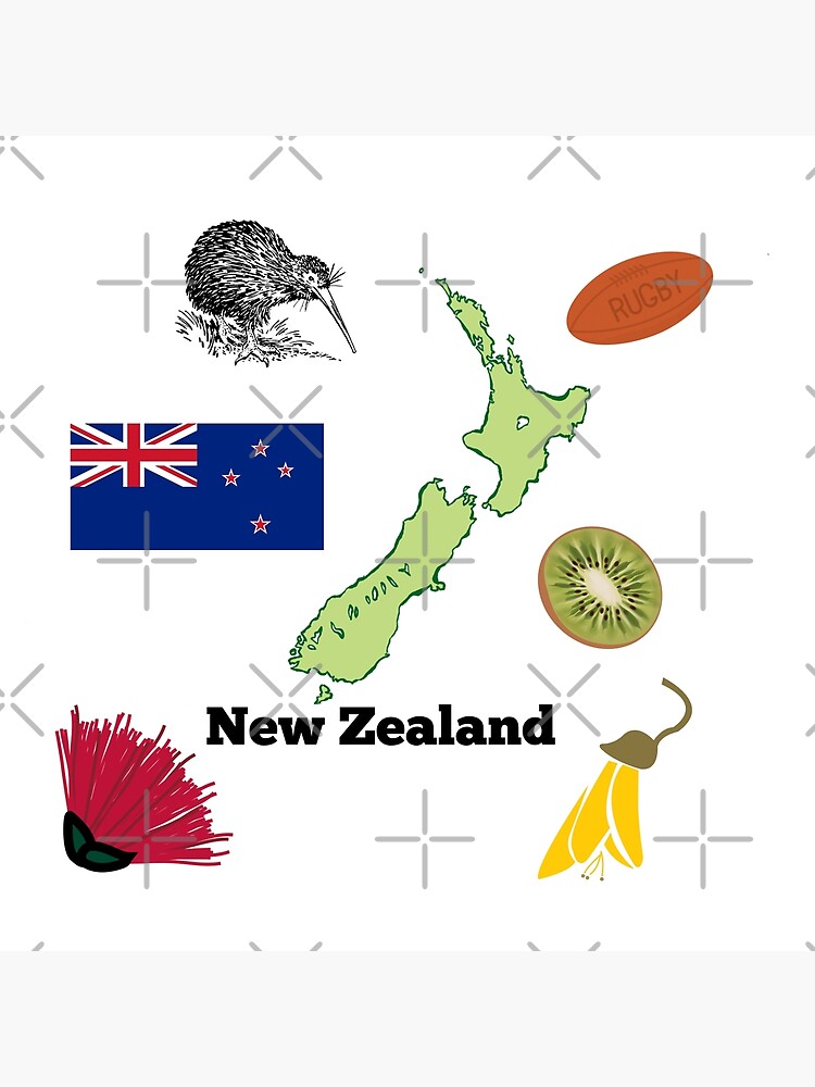 Art Symbols New Zealand Symbols" Art Print For Sale By RaionKeiji